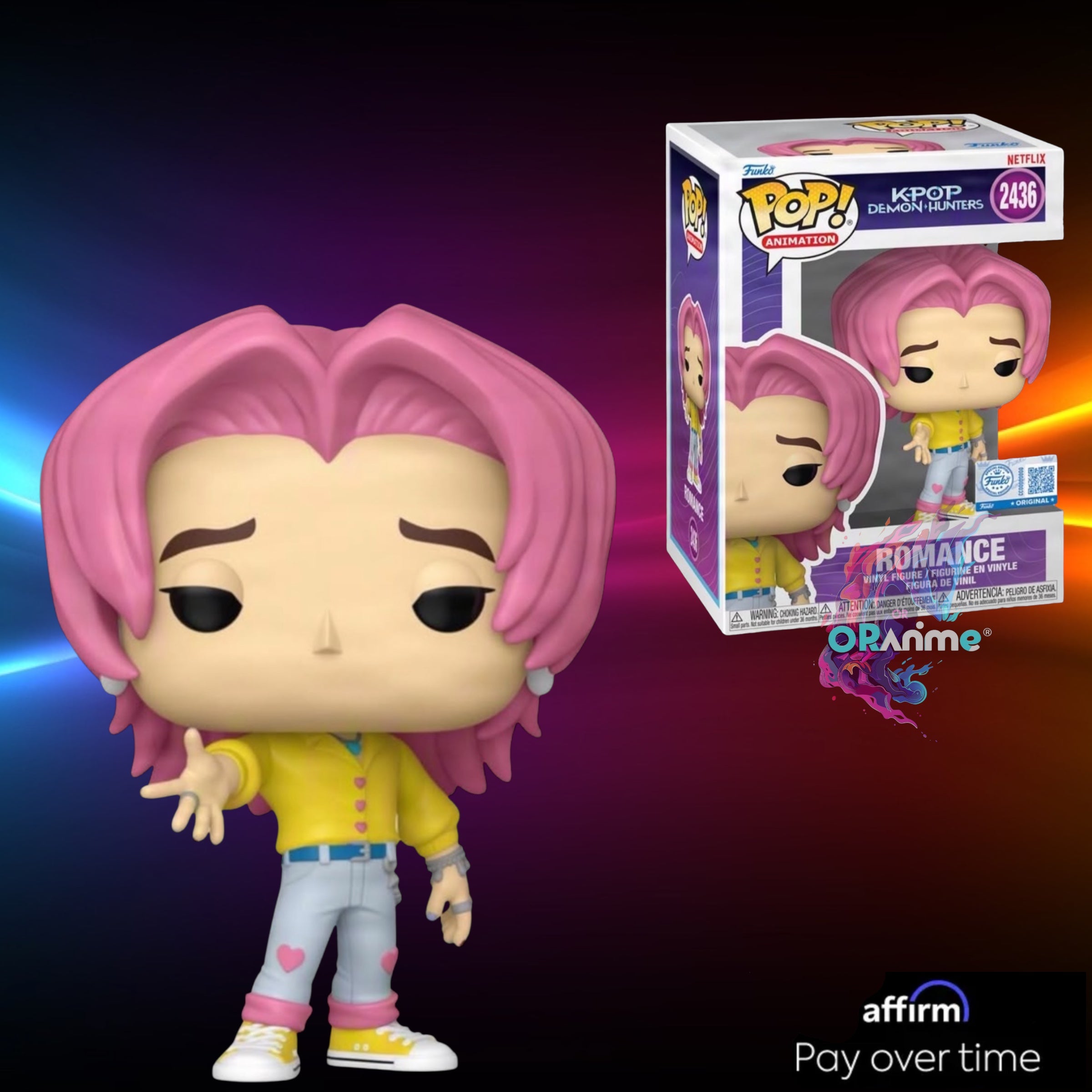 Funko Pop! K-Pop Demon Hunters Romance #2436 Saja Boys Exclusive – OR Anime