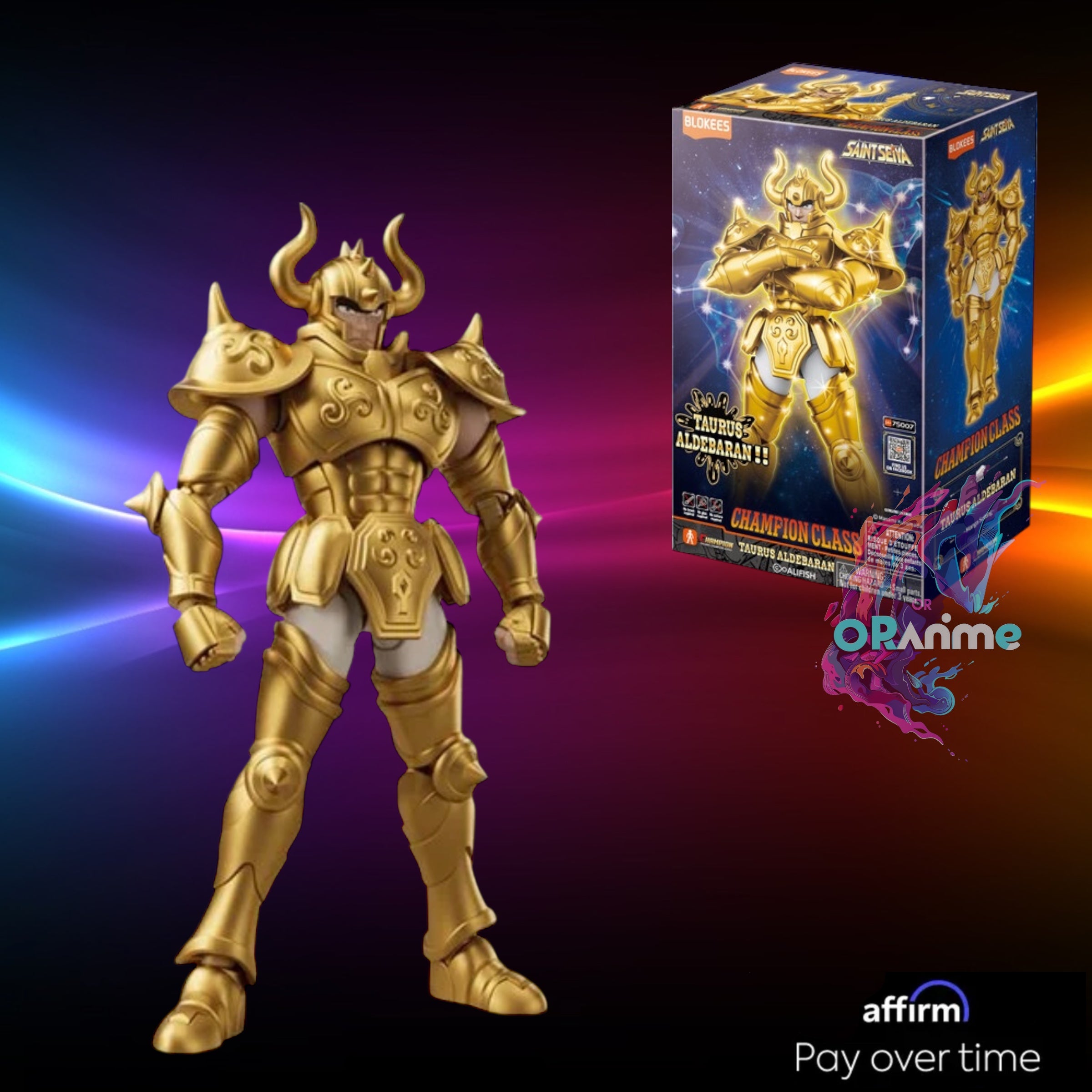 Blokees Saint Seiya Taurus Aldebaran ♉ Action Figure Champion Class as ...